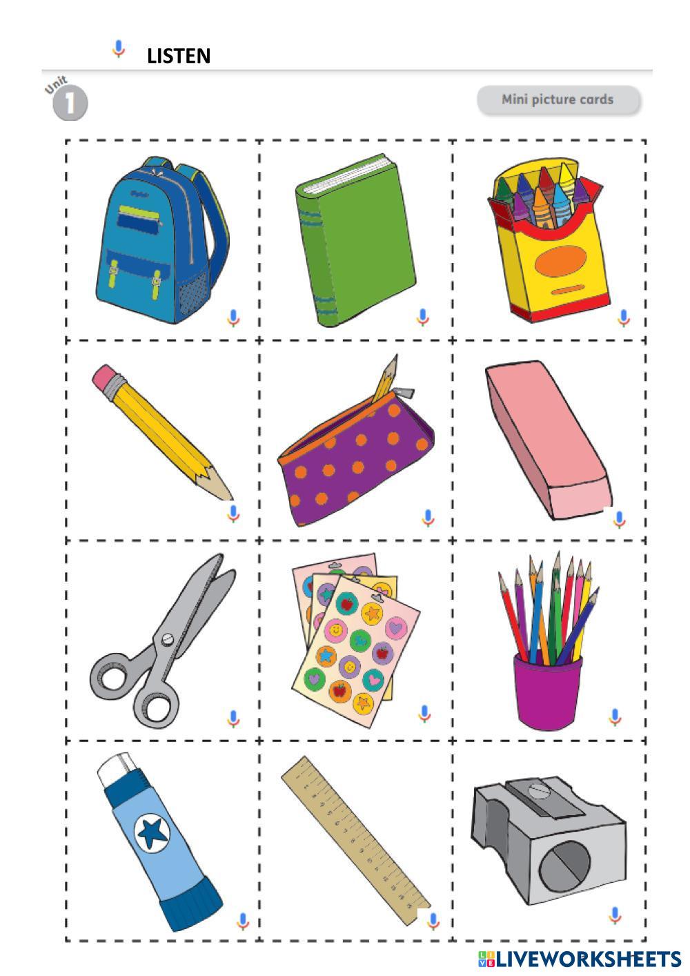 SCHOOL OBJECTS 7953717 | Maria José Ucea González