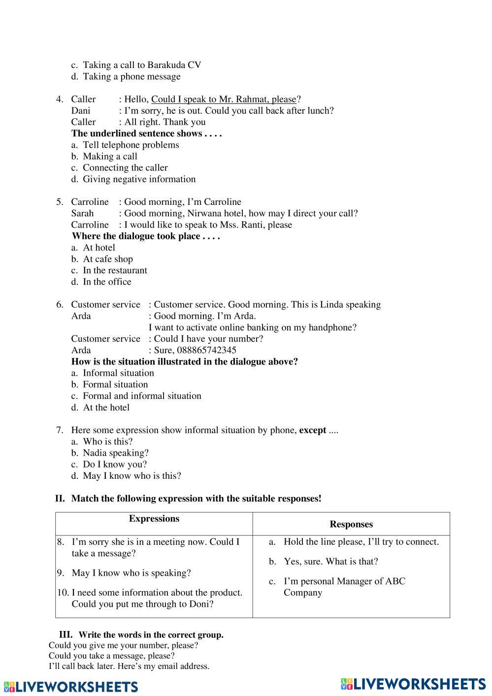 7955115 | MAKING PHONE CALLS | untariclaraputri