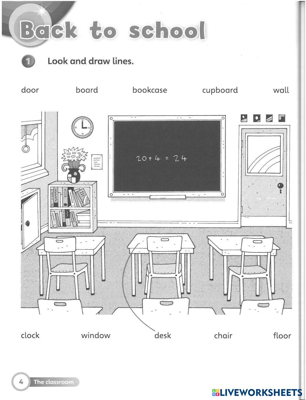 Classroom objects-CE2 7955655 | ayaty | LiveWorksheets