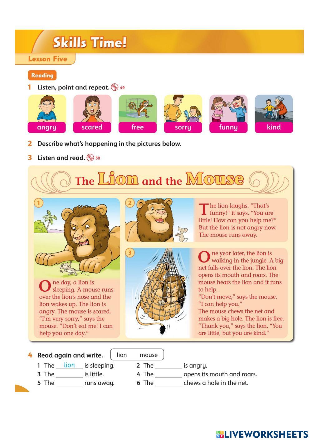 FF3, Reading (U… | Free Interactive Worksheets | 7958079