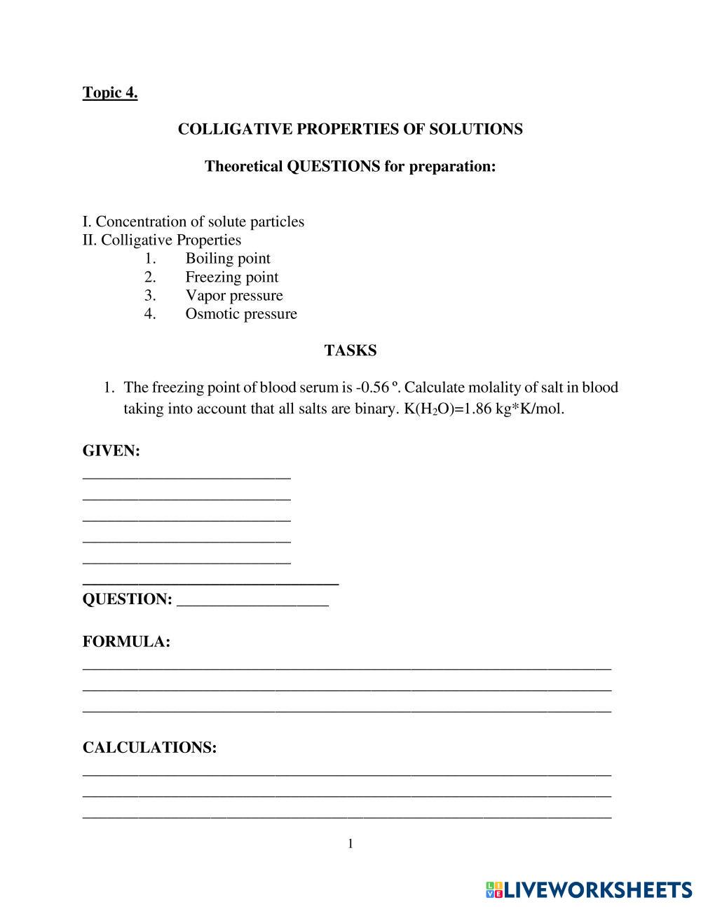 7958728 | Topic 4. Colligative Properties of Solutions