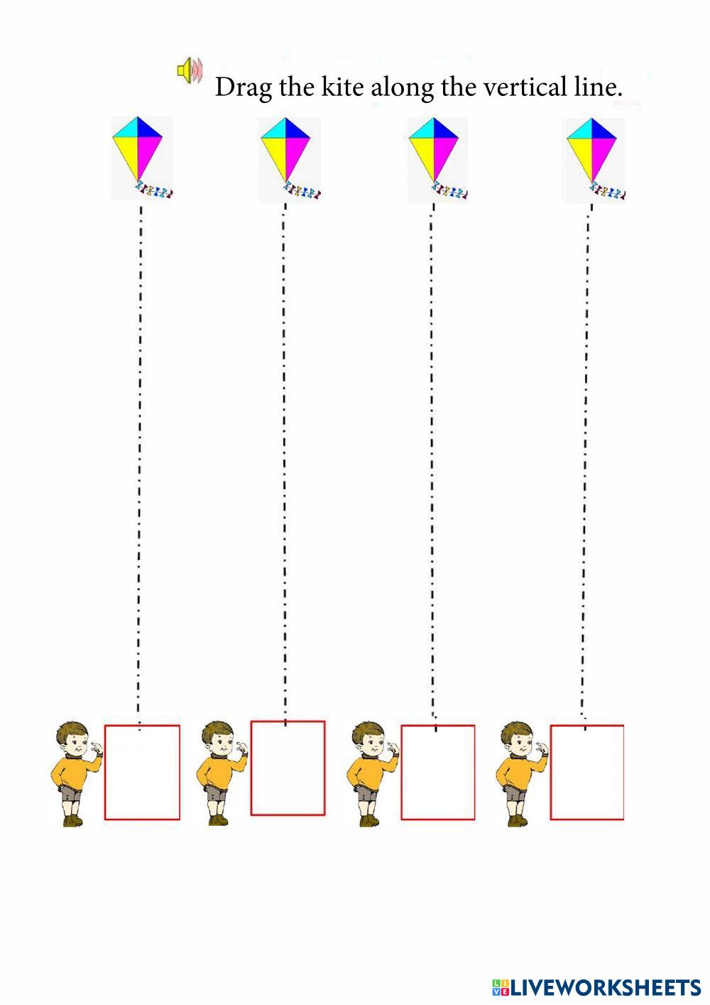 Vertical lines | Free Interactive Worksheets | 7958764