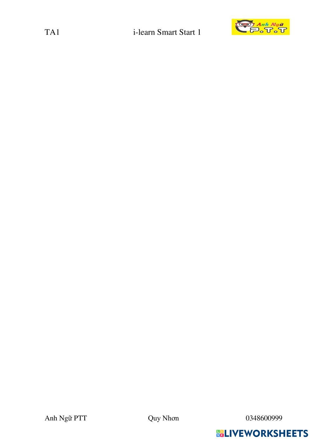 7961030 | SMART START 1- unit 2 School p1 | Pham Thu Thao