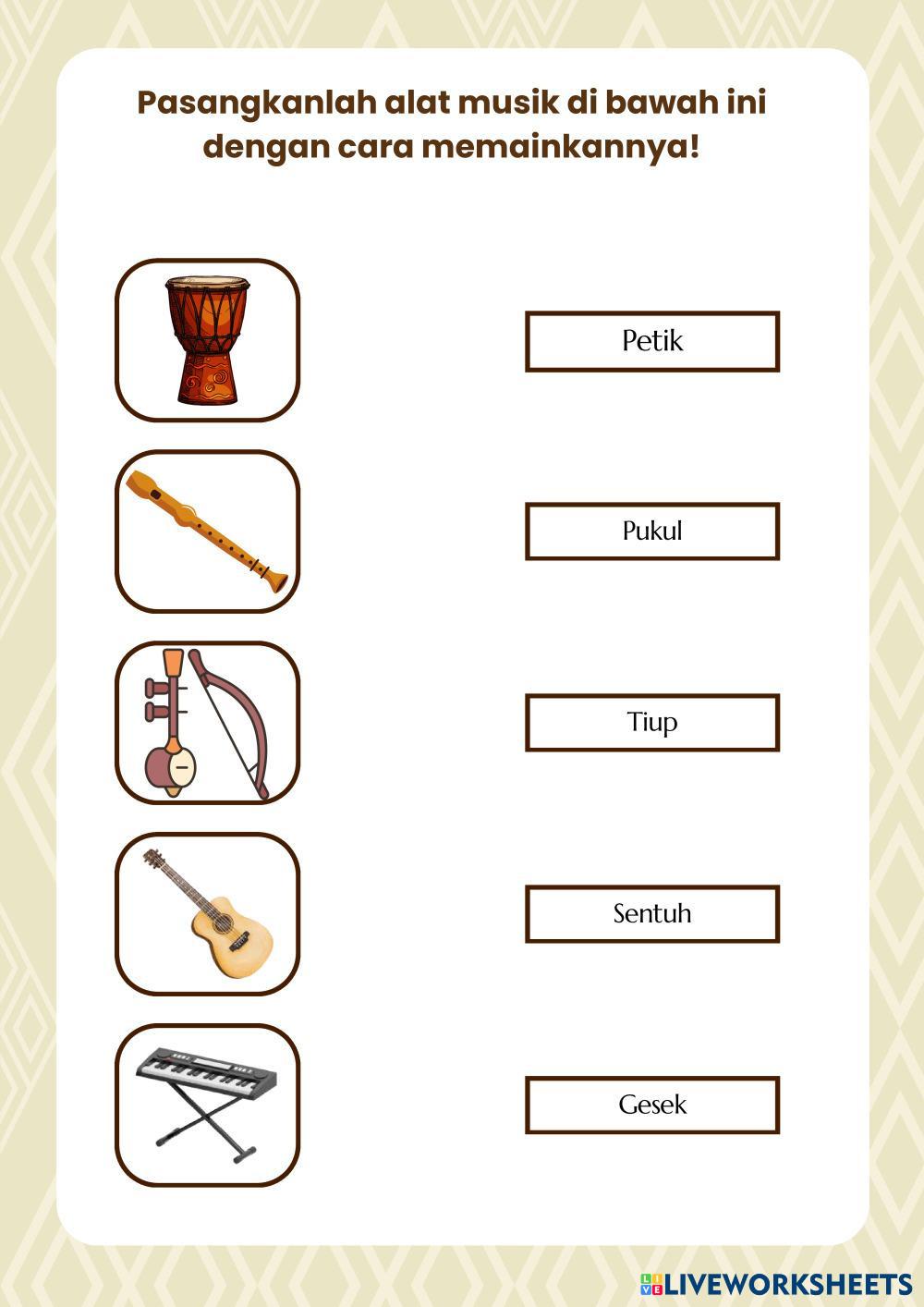 7962406 | Bunyi dan Jenis-jenis Alat musik (Ritmis dan