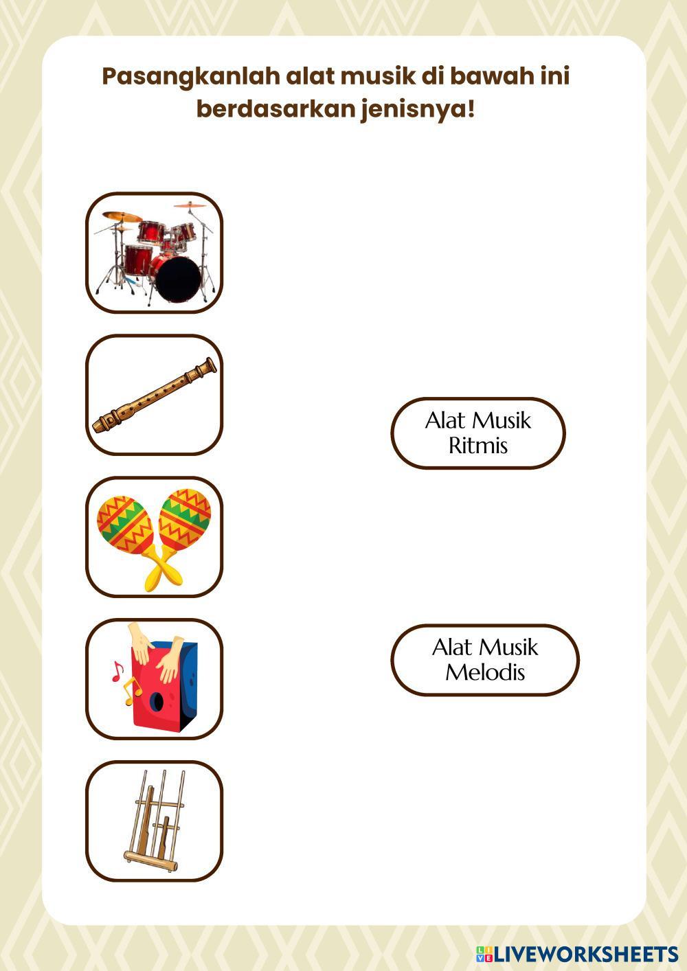 7962406 | Bunyi dan Jenis-jenis Alat musik (Ritmis dan