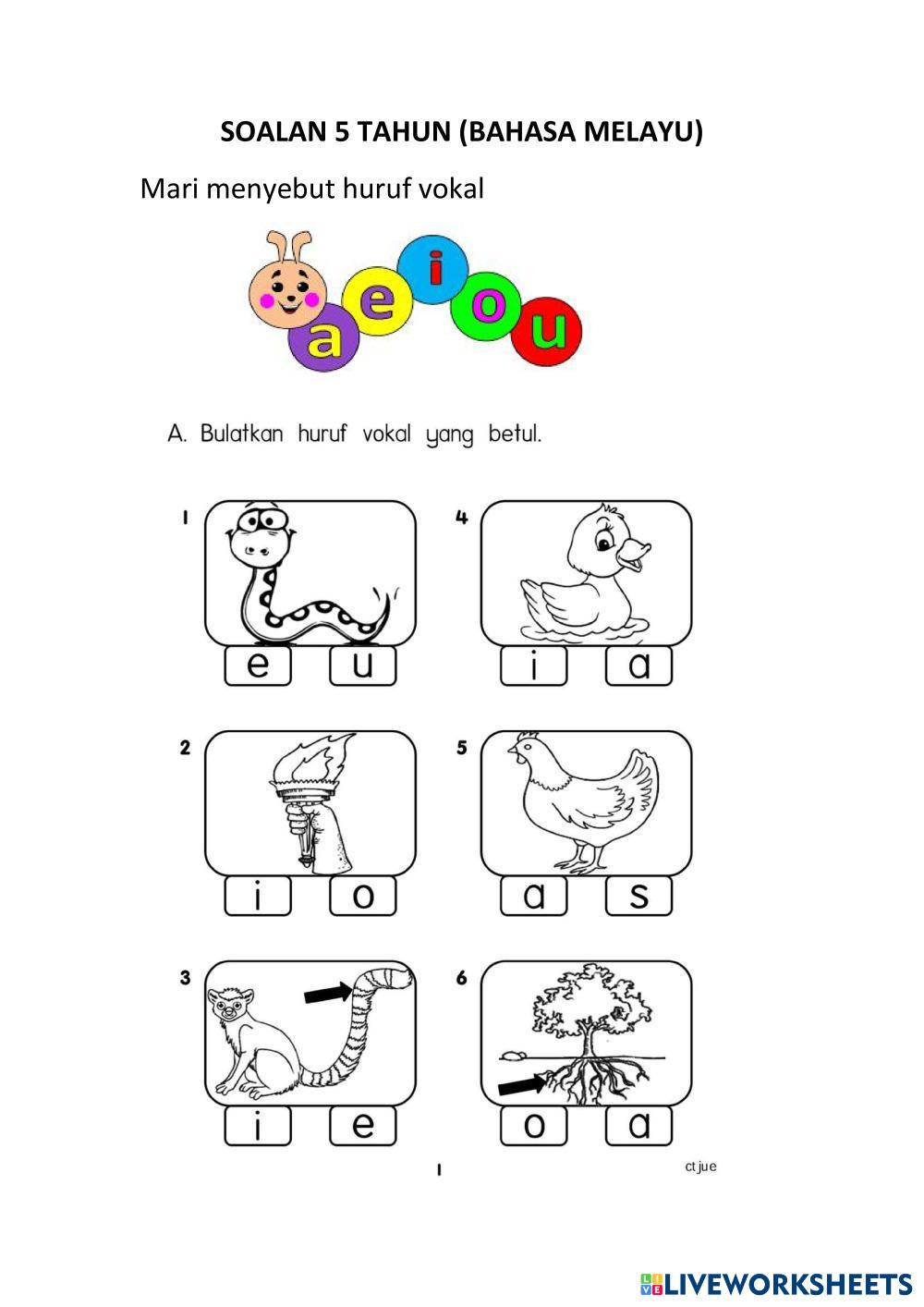 Mengenal huruf … | Free Interactive Worksheets | 7966198