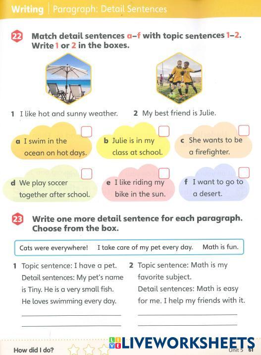 7969755 | BE3 UNIT 5 WRITING WB PG 61 | Simply English