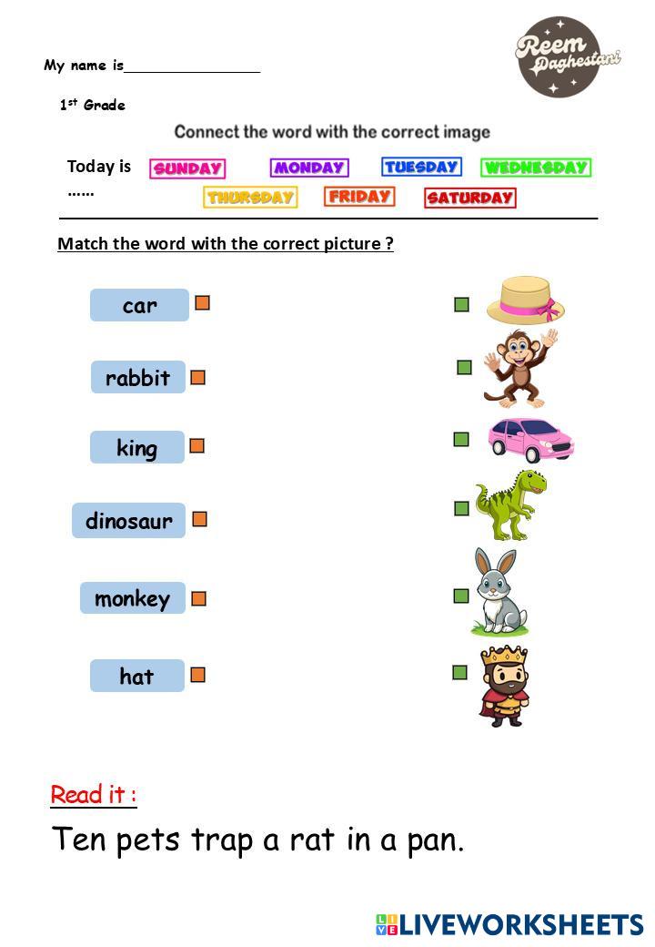 Phonics | Free Interactive Worksheets | 7971959
