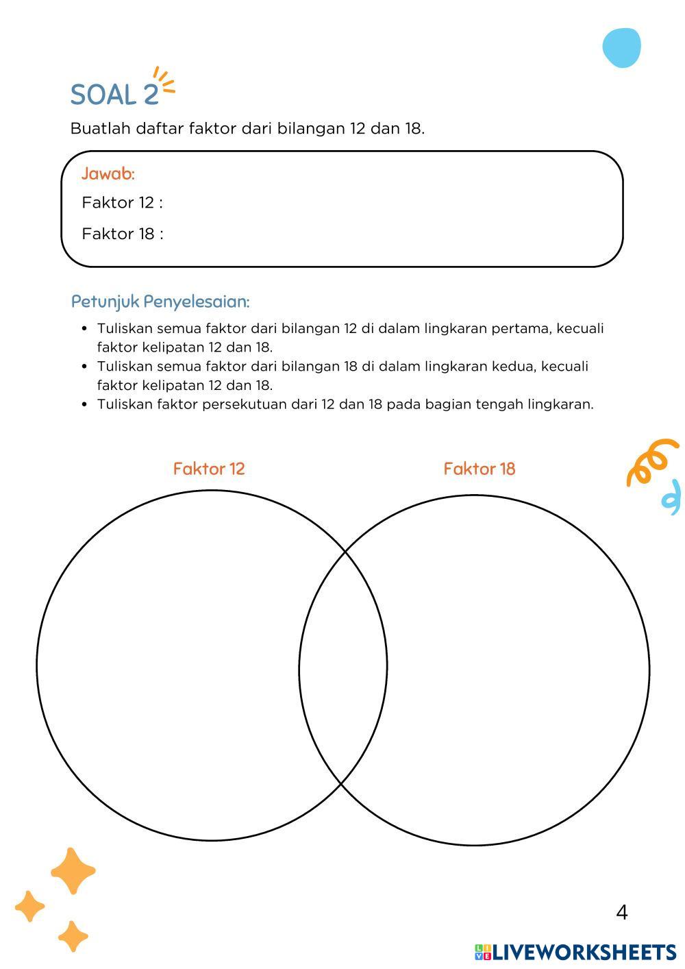 LKPD Kelipatan … | Free Interactive Worksheets | 7972751