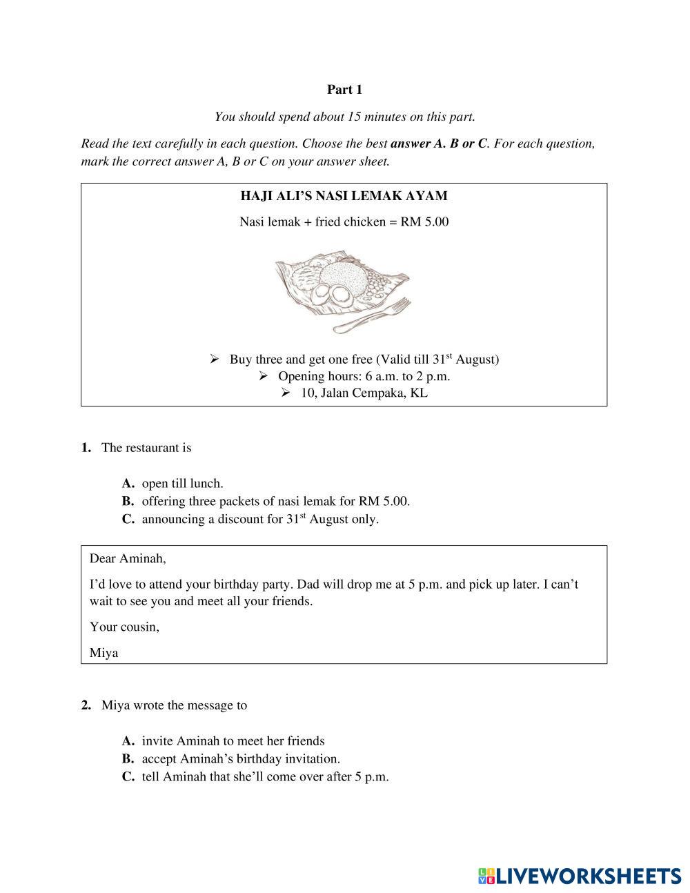 7973478 | UASA FORM 1 part 1 | SYIHAN MUKHTAR