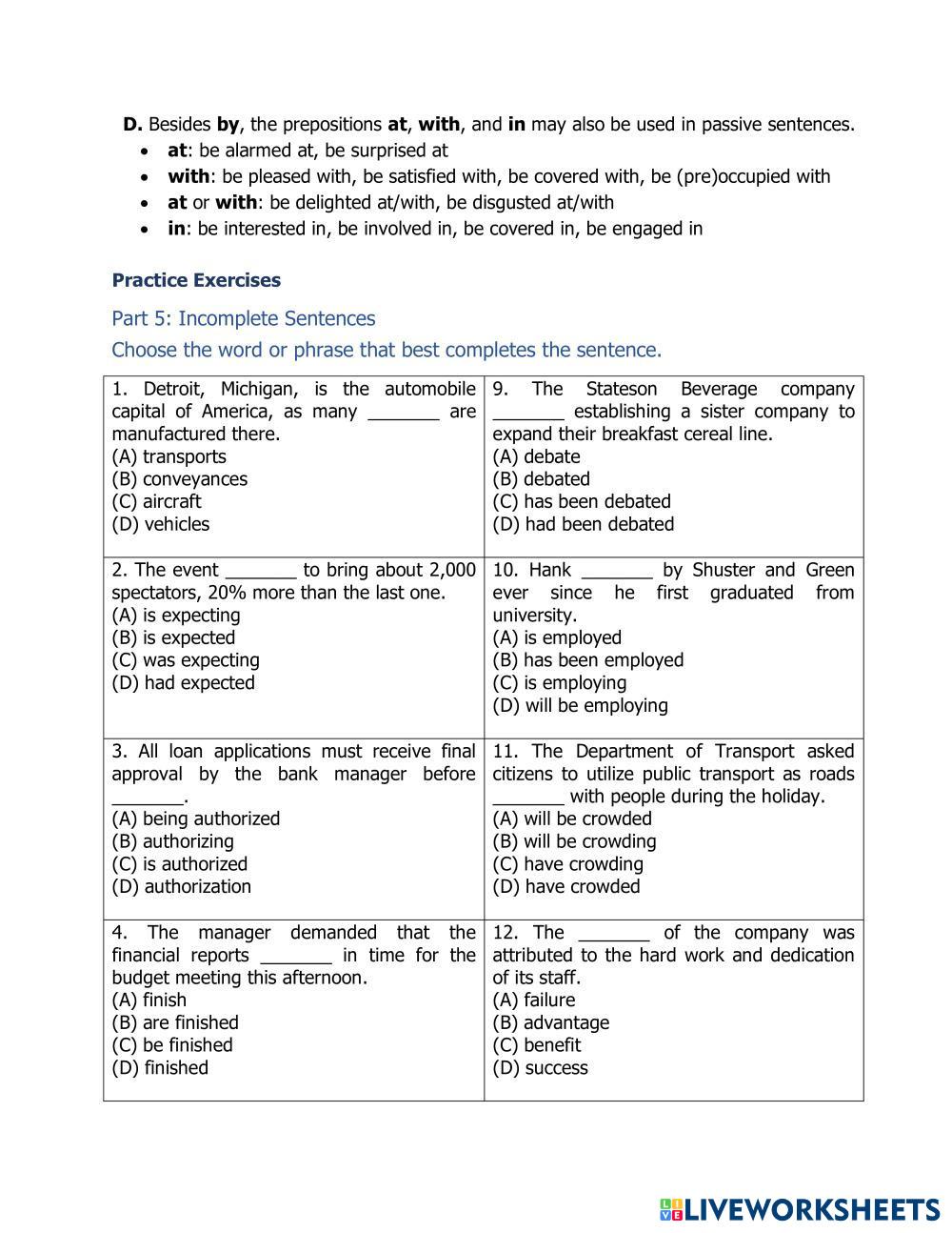 Skill Practice 4 | Free Interactive Worksheets | 7973493