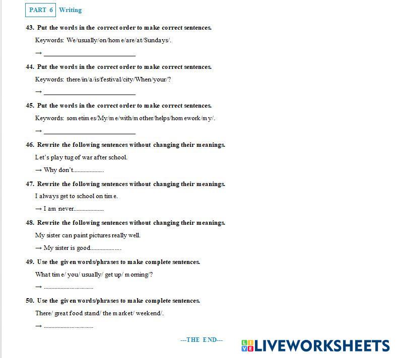 Ken's homework … | Free Interactive Worksheets | 7973668