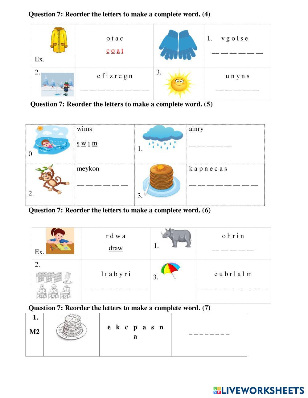7975801 | G4 - Reorder words (semester 1 2425) | Vu