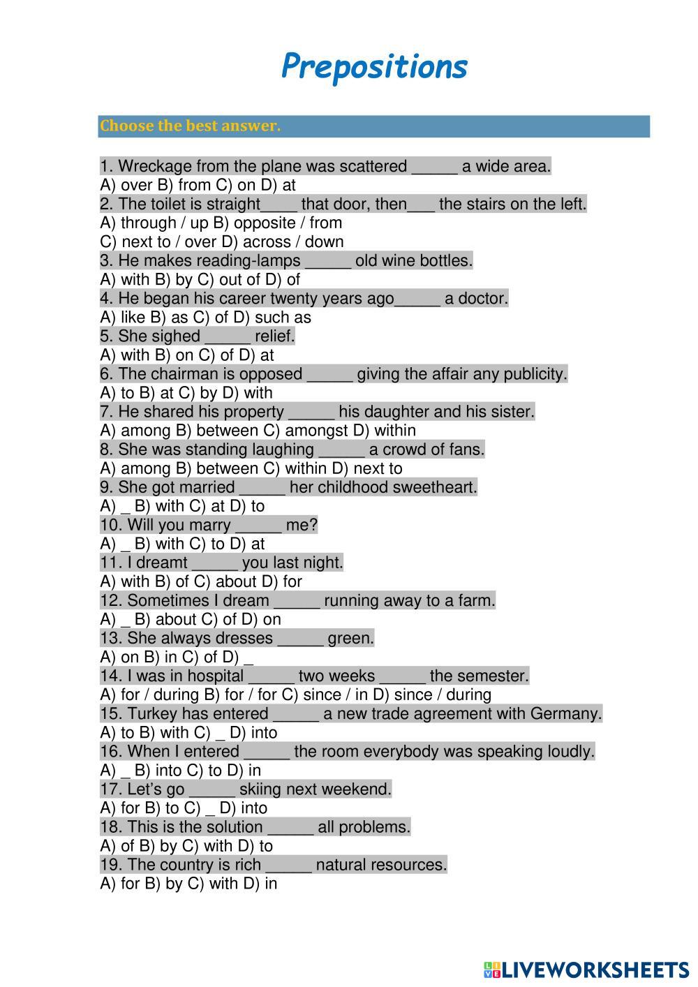 GE B1+ Unit 7 P… | Free Interactive Worksheets | 7990148