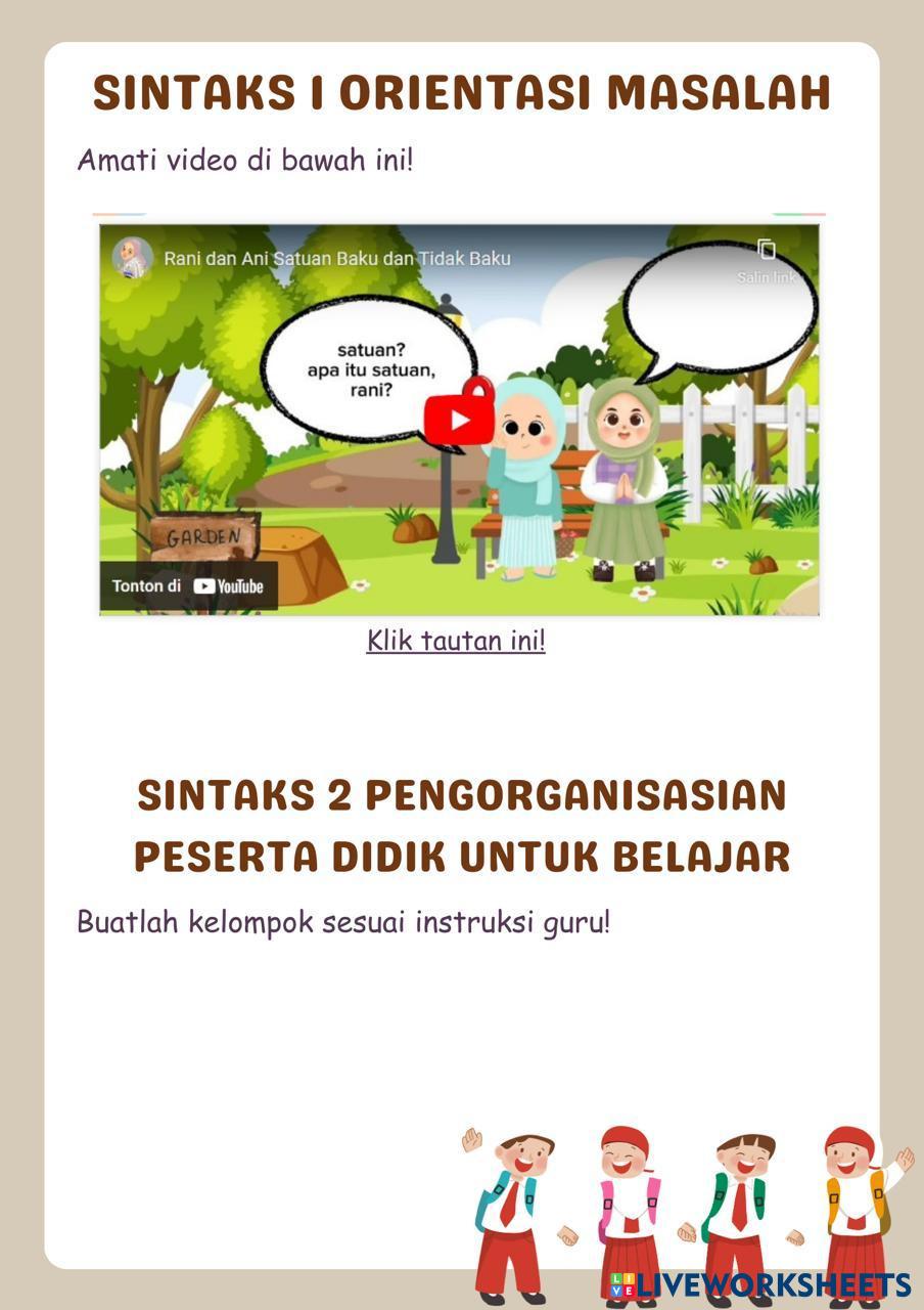 PENGUKURAN LUAS | Free Interactive Worksheets | 7967633