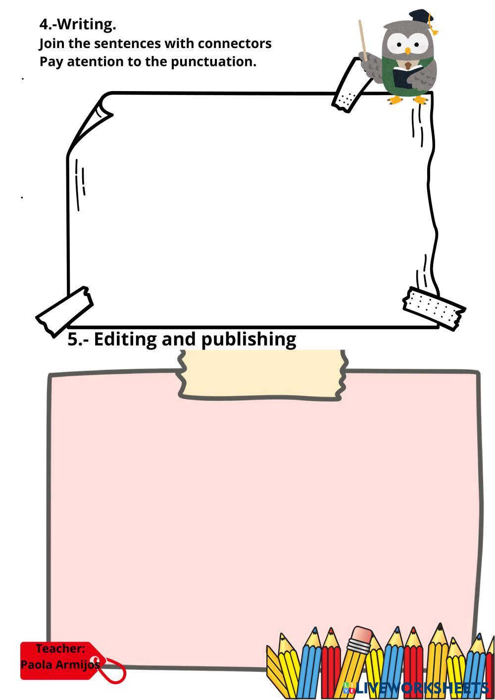 Writing Process | Free Interactive Worksheets | 7991449