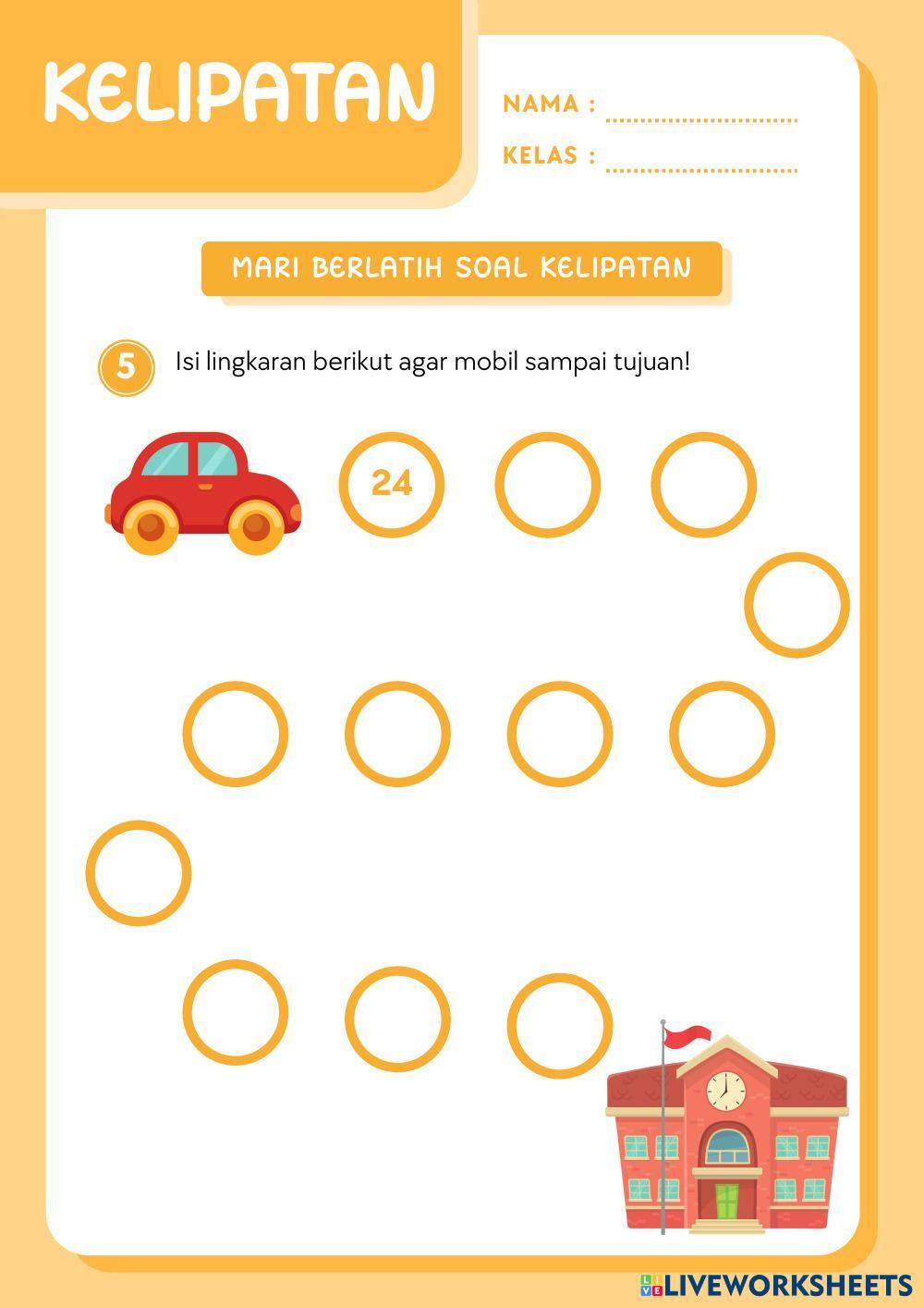 LKPD KELIPATAN … | Free Interactive Worksheets | 7995458