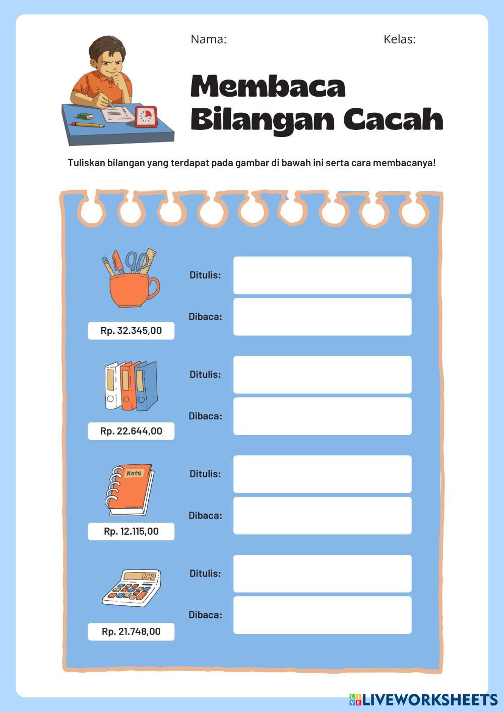Sellyn Aulia Ek… | Free Interactive Worksheets | 7995550