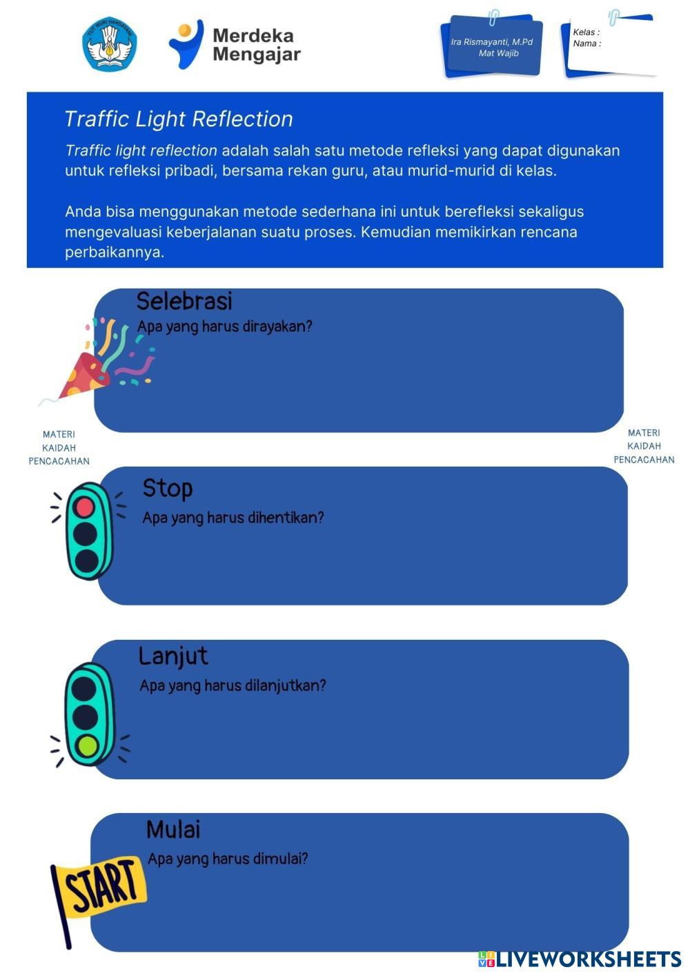 7546795 | Traffic Light Reflection - Kurikulum Merdeka