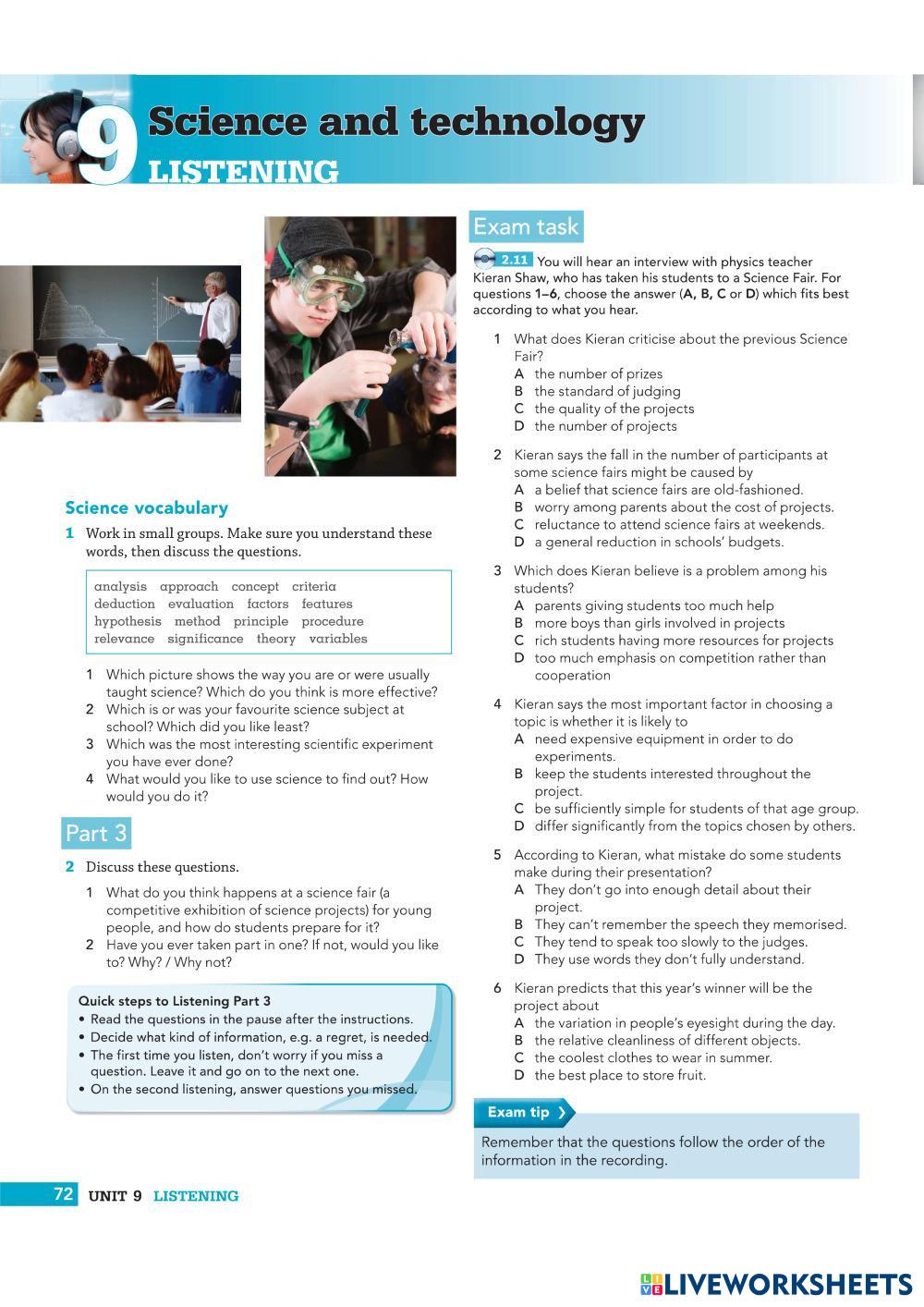 COMPACT ADVANCE… | Free Interactive Worksheets | 7555021