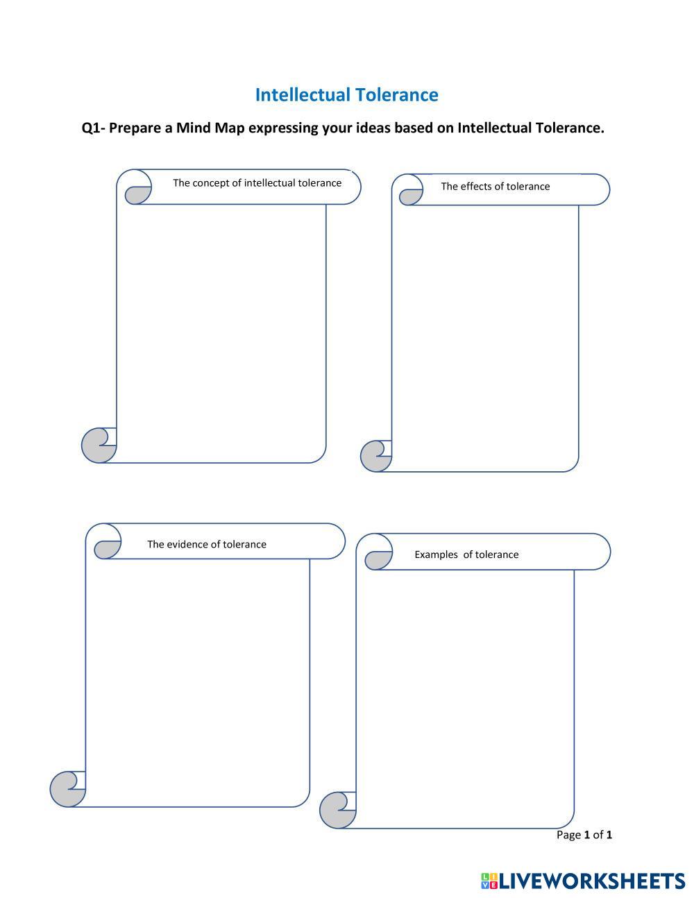 INTELLECTUAL TO… | Free Interactive Worksheets | 7562988