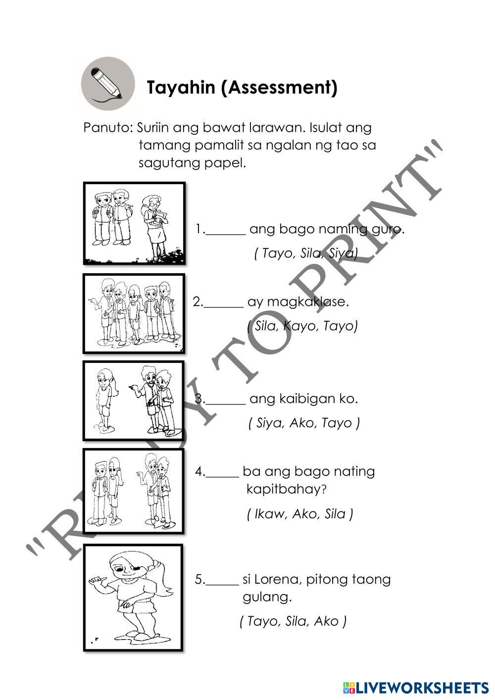 Filipino 2 3QM1… | Free Interactive Worksheets | 7563752