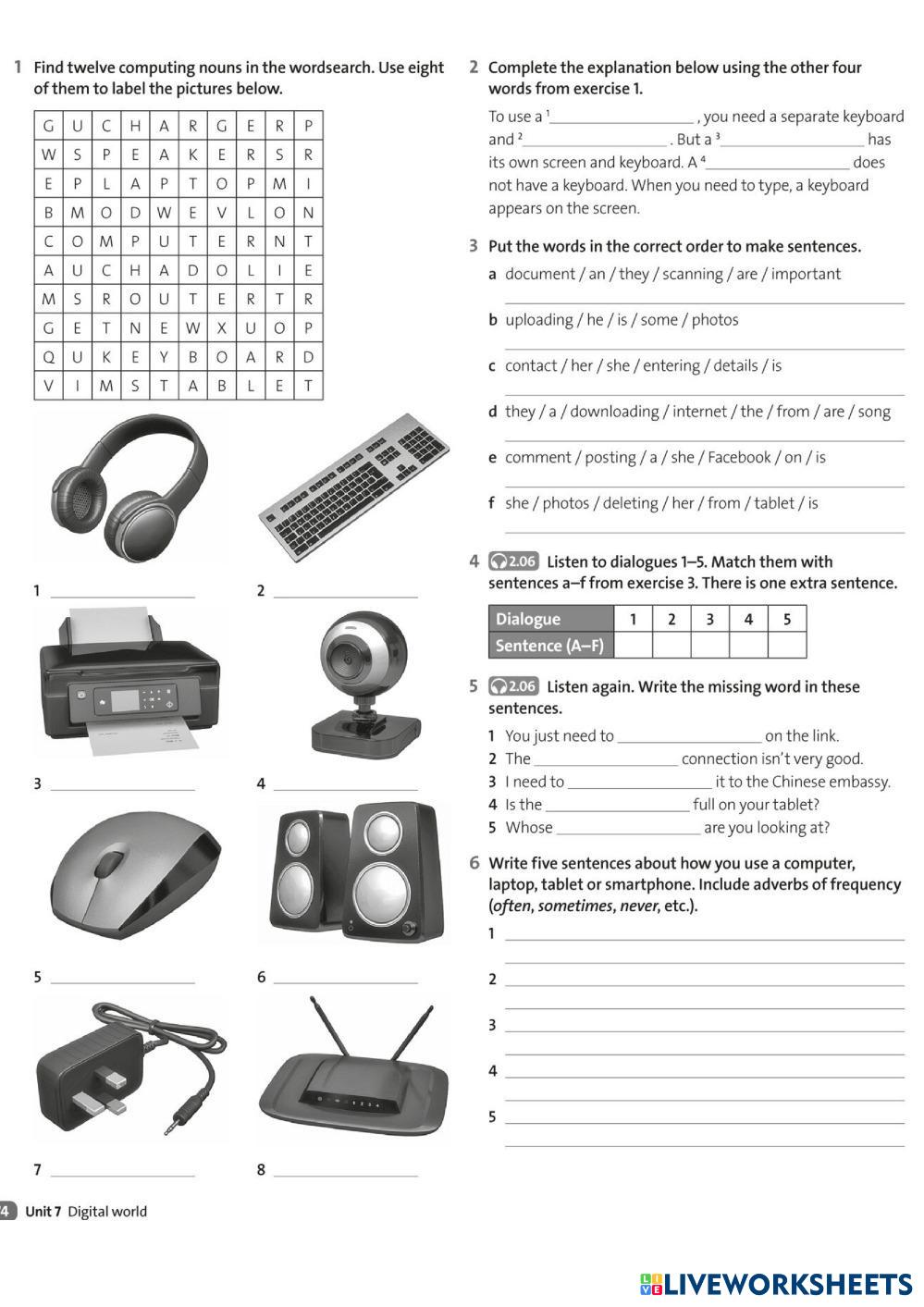 complete the hw | Live Worksheets