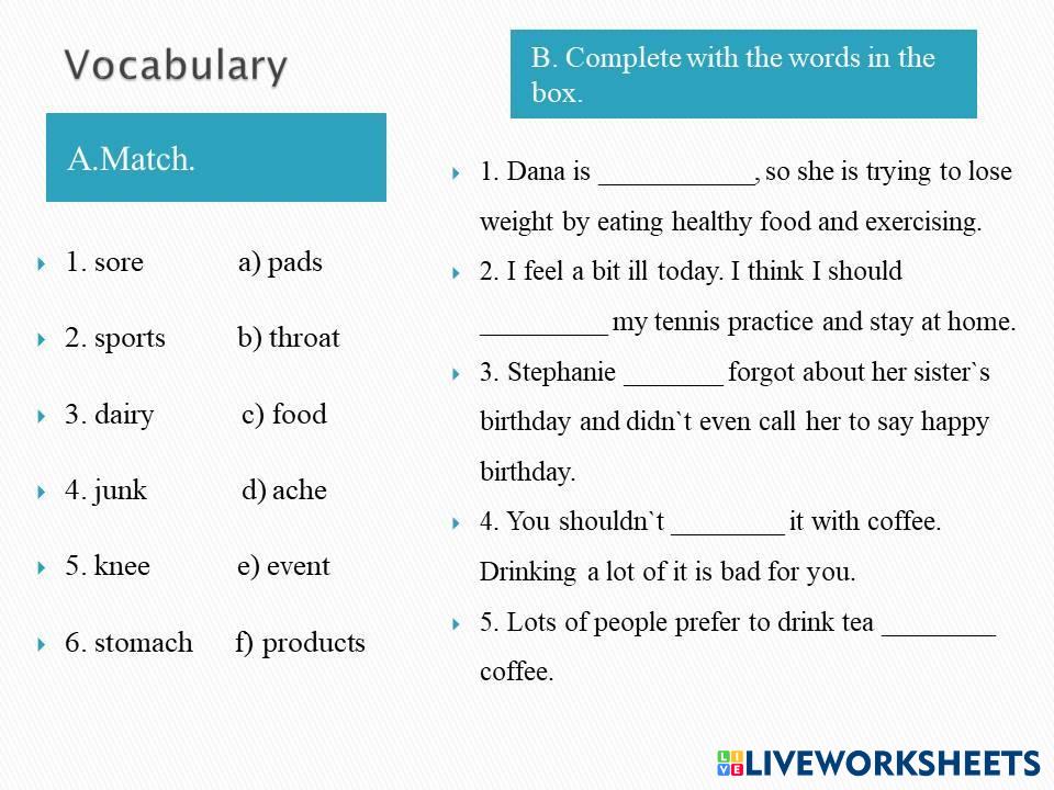 Full Blast 6 Ro… | Free Interactive Worksheets | 7566239