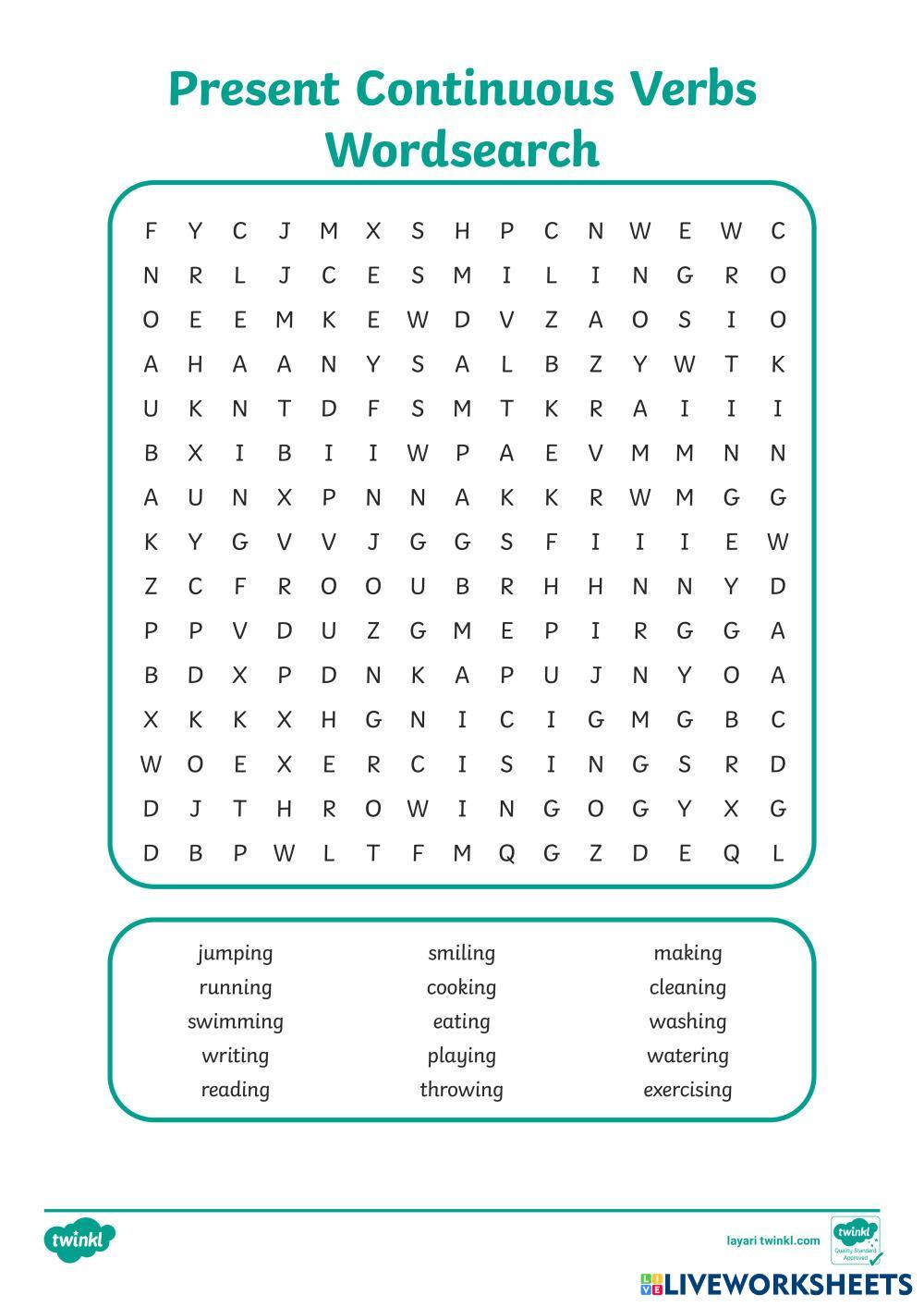 Present continu… | Free Interactive Worksheets | 7567978