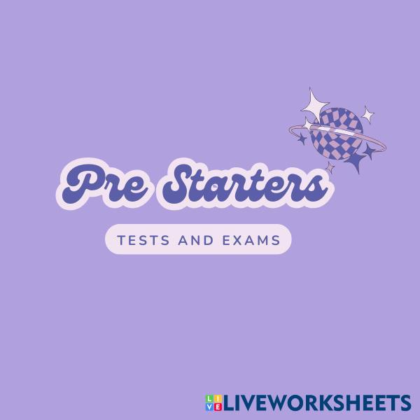 Pre Starters Test 1 7568097 | Fivty Travika Sukma | Live