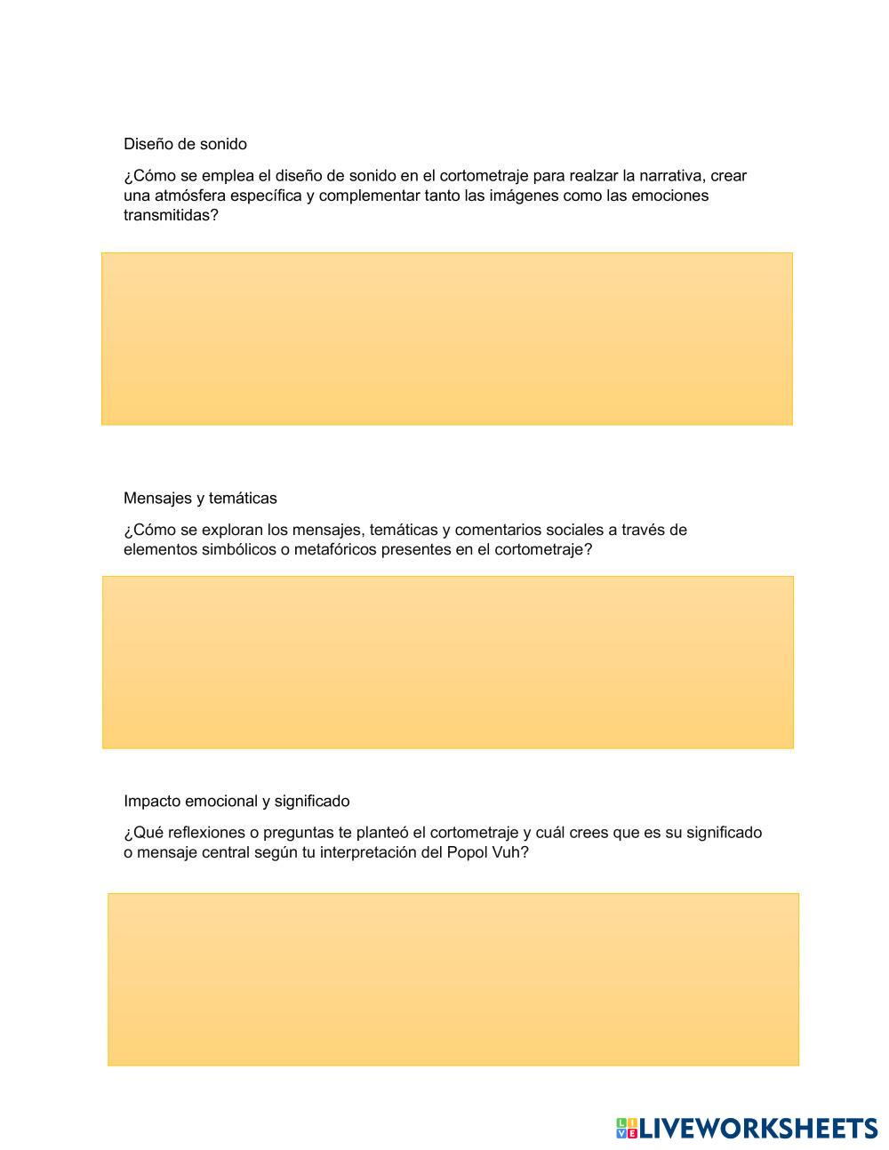 LWT ANALISIS CRÍTICO 9° 1P-2024 | Live Worksheets