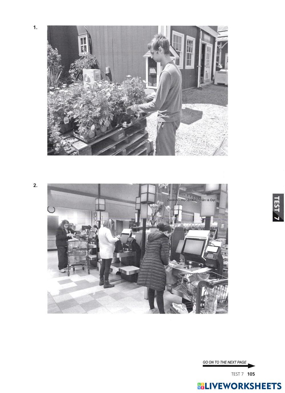 ETS 24 - TEST 7 - PART 12 | Live Worksheets