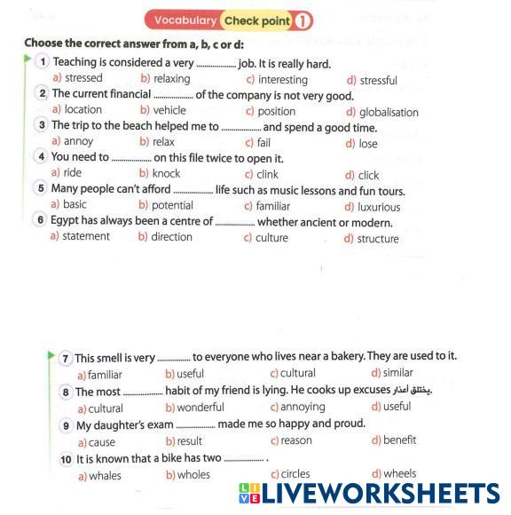 1 sec 19-2 | Live Worksheets