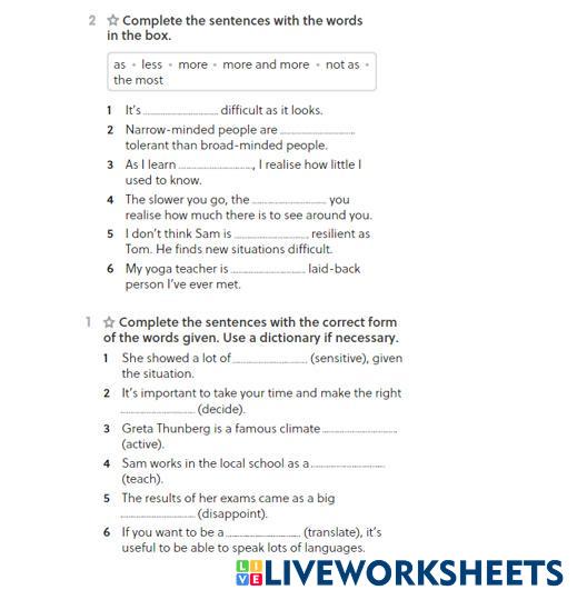 Gateway B2 U4 g… | Free Interactive Worksheets | 7573359