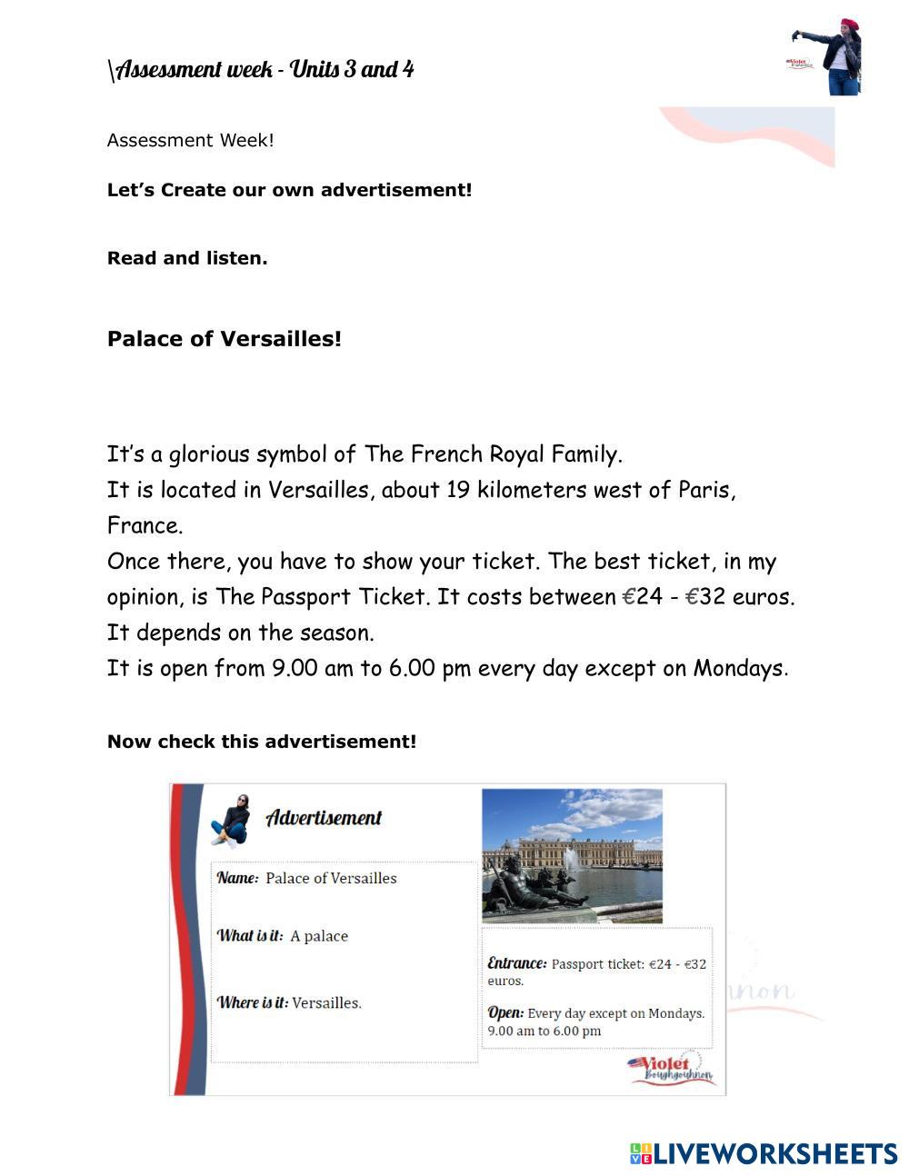 let's create ads! | Live Worksheets