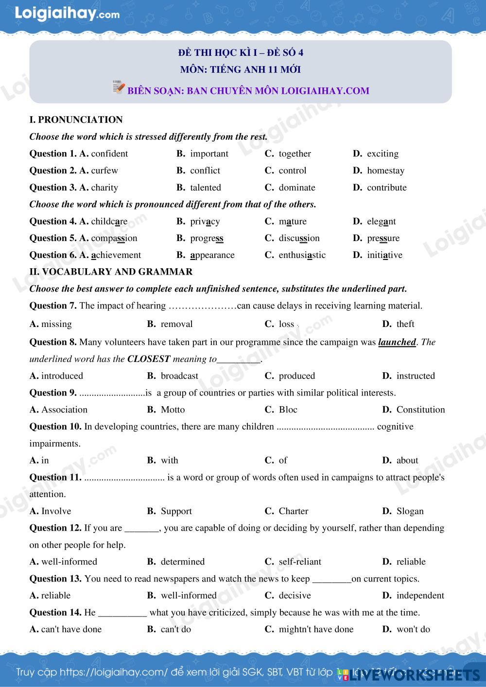 CALT- Class- La… | Free Interactive Worksheets | 7573780