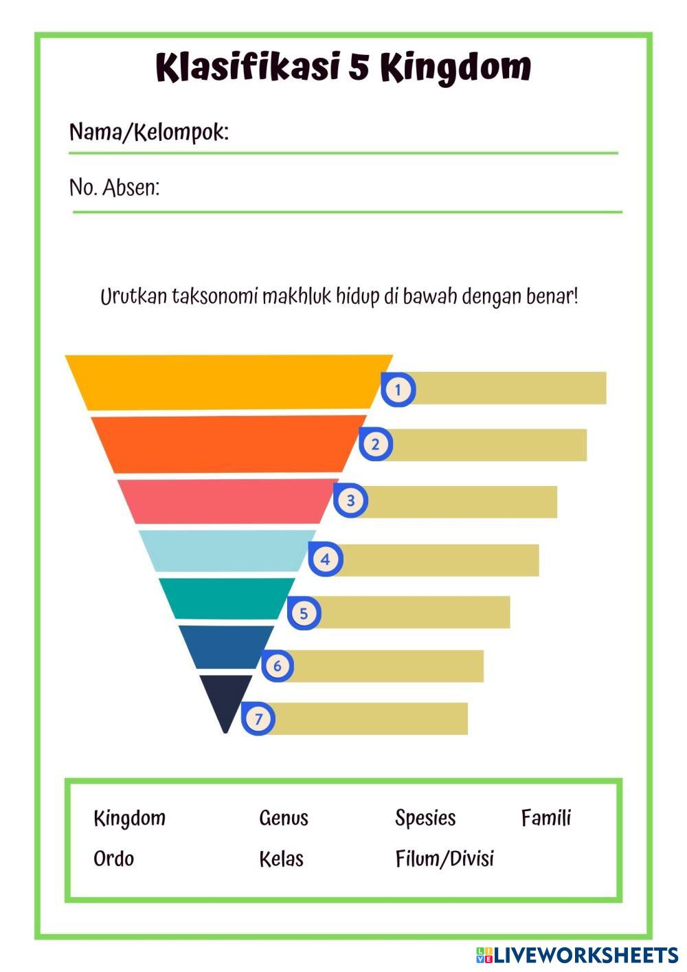LKPD Klasifikas… | Free Interactive Worksheets | 7575877