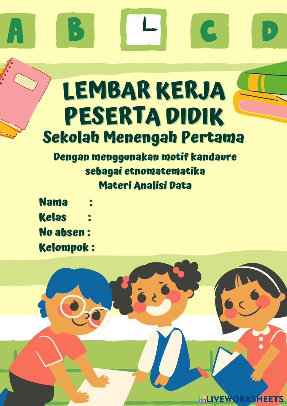 E-LKPD Berbasis Etnomatematika Motif Kandaure Toraja Lembar Kerja ...