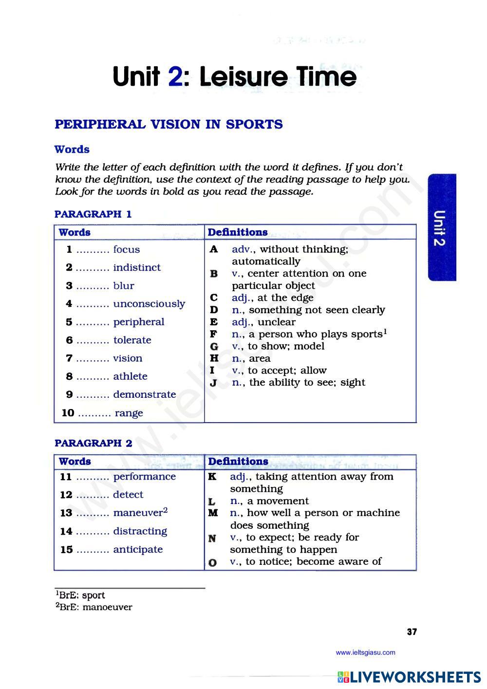 7580057 | Essential word - U2 | ha | LiveWorksheets