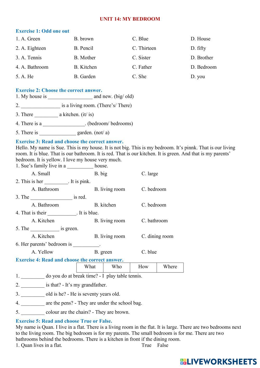 Grade 3 - Unit 14 - Extended exercises 7580982 | ThuHa_95