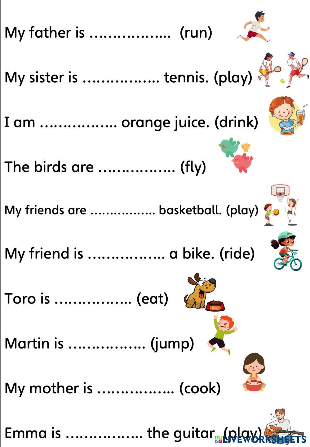 7581409 | Present continuous | Sophie Doan