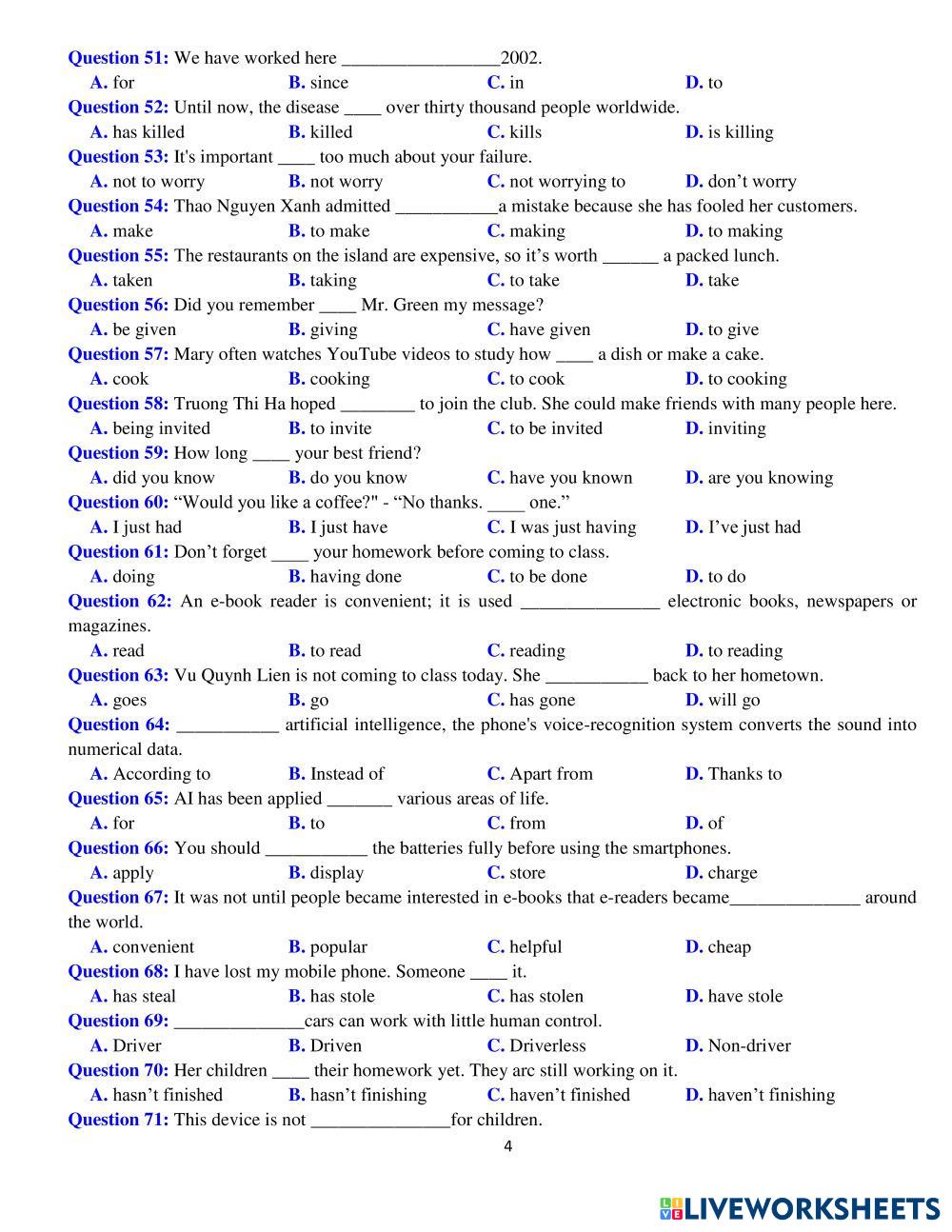 GR10. U5.1.Inve… | Free Interactive Worksheets | 7581572