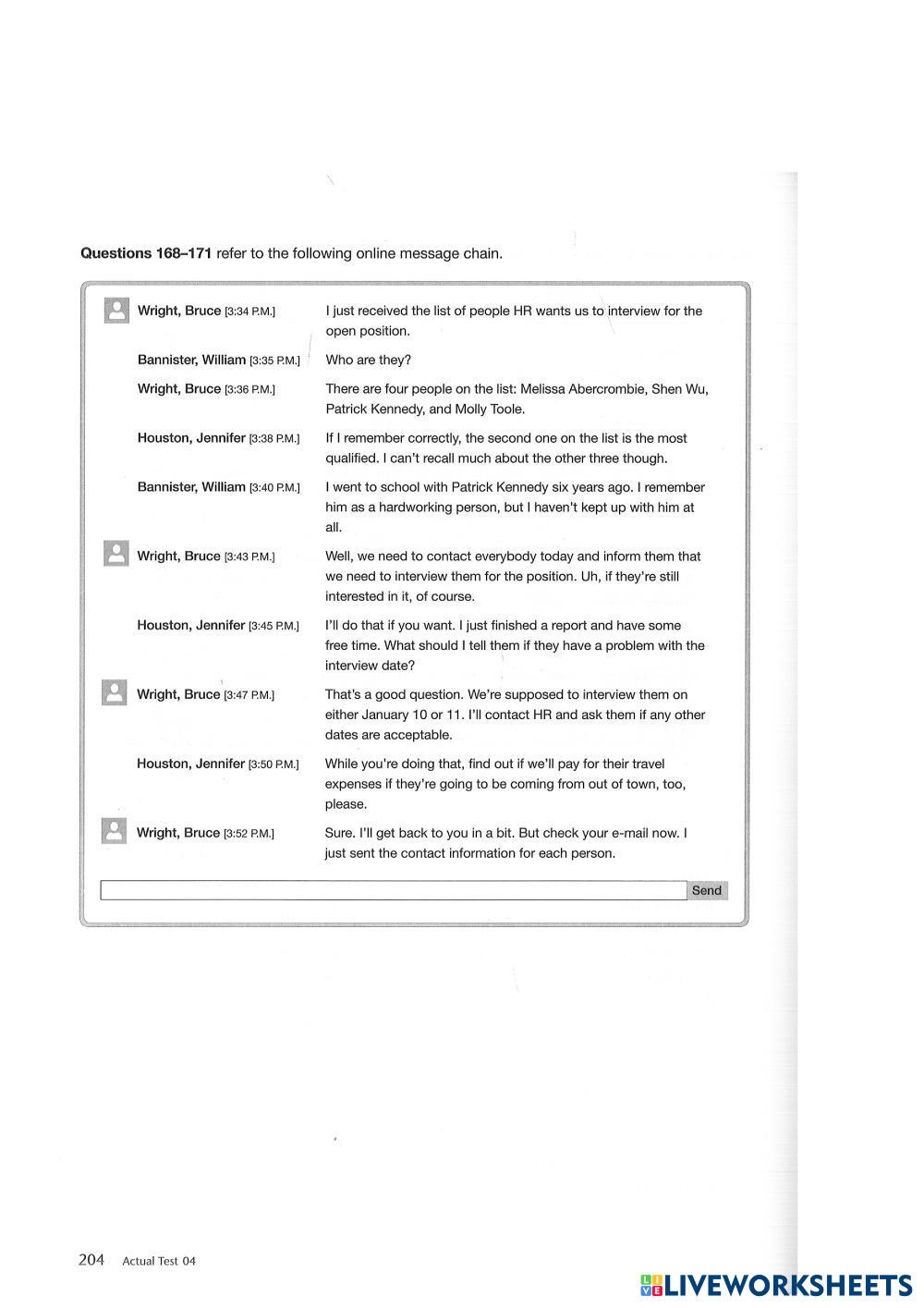 NEW TOEIC 700 - TEST 4 - PART 7.2 7585625 | Thuhuong98