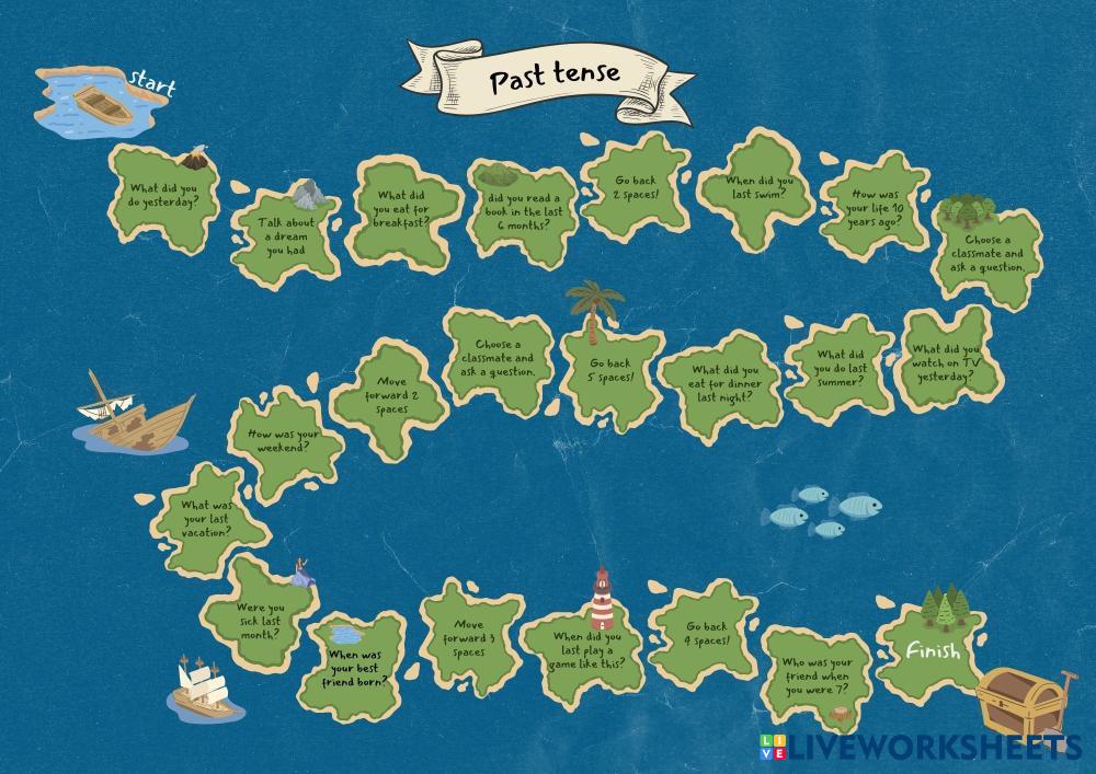 7587299 | Simple Past Board Game | Kumala