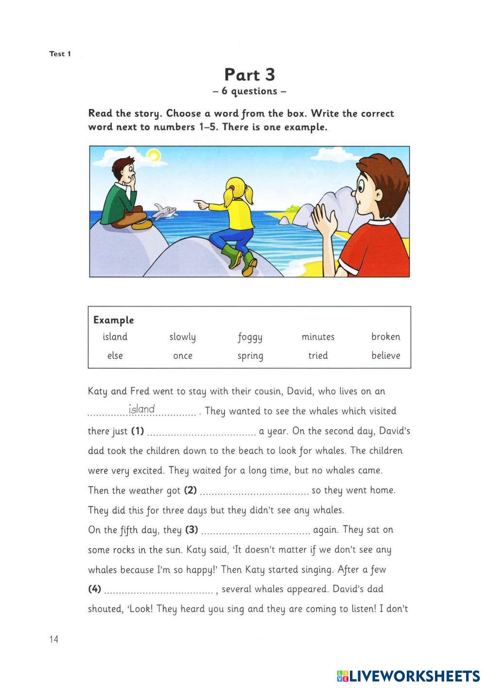 Flyers mock test part 1 7589184 | Yineth Milena Cruz