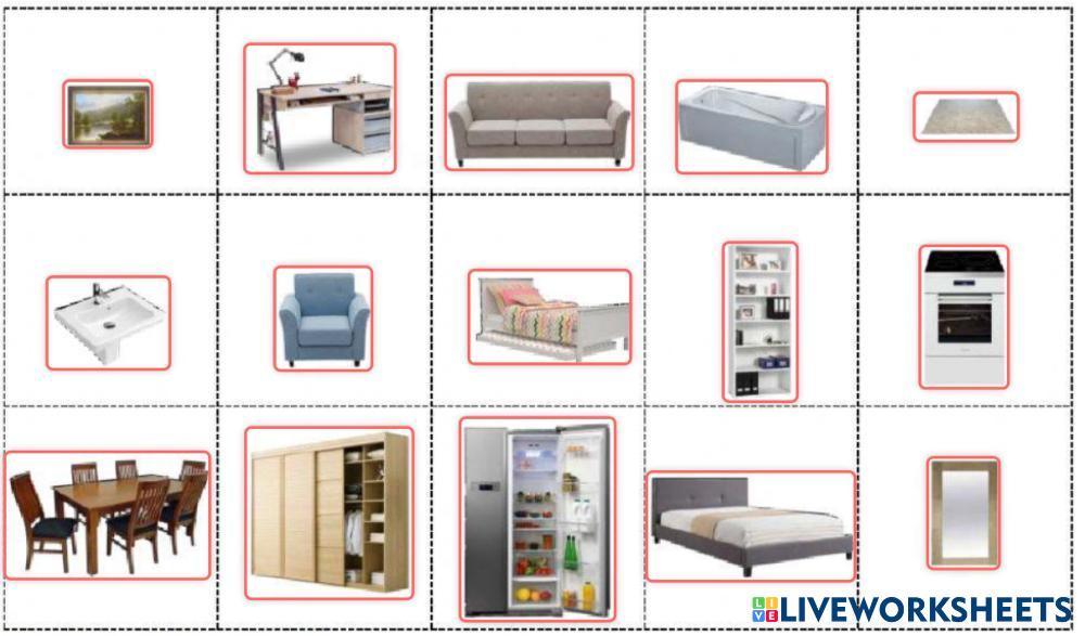 Things in My Ho… | Free Interactive Worksheets | 7589748