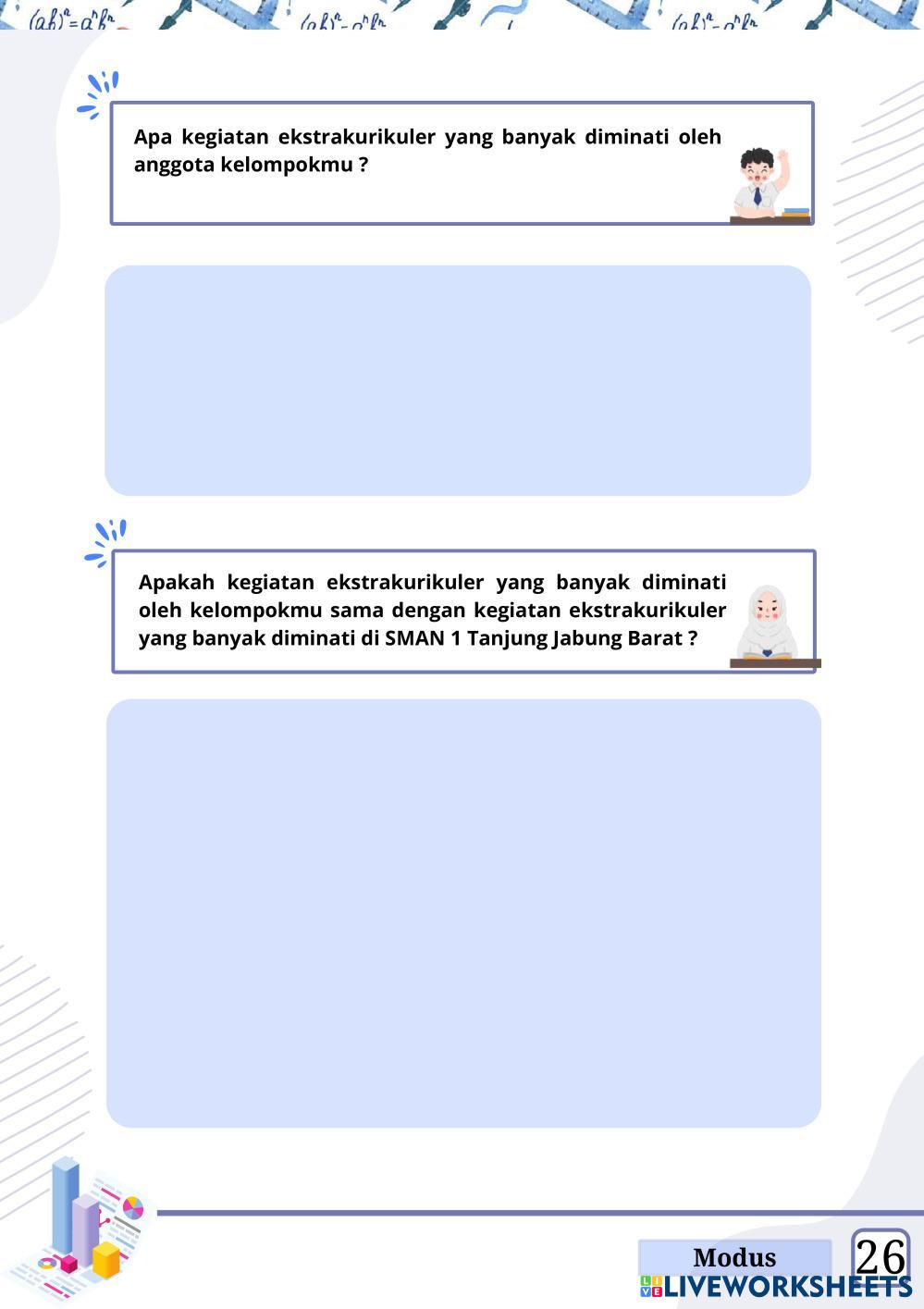 E-LKPD MODUS KE… | Free Interactive Worksheets | 7591511