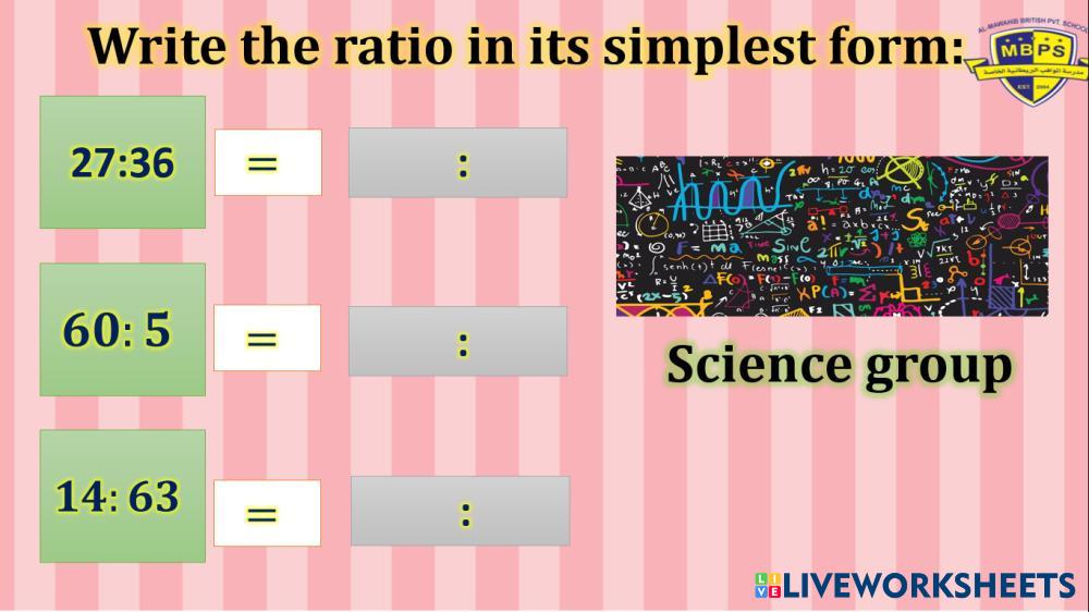 Simplifying Rat… | Free Interactive Worksheets | 7593848