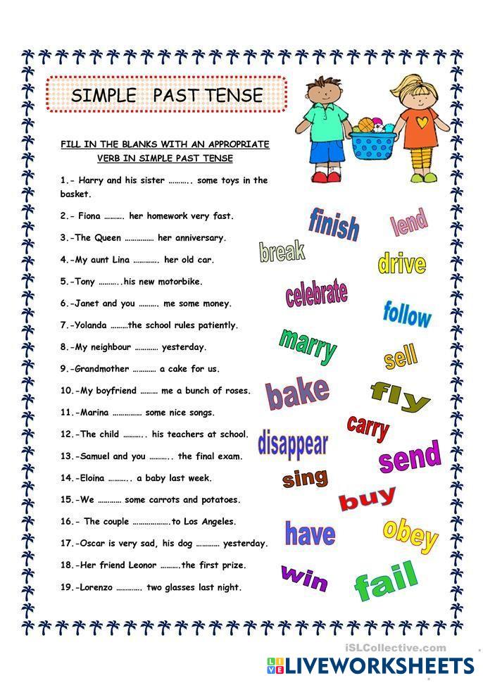 7595885 | Past Simple Tense - Grade 5 | Tran Le Khanh Vy