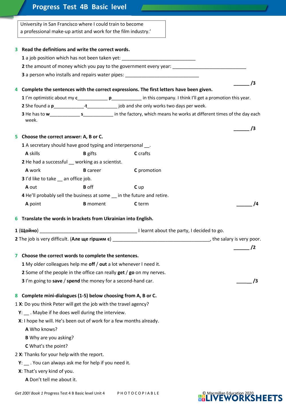 GET 1 UNIT4 BASIC 4B 7596312 | Aleks2020 | Live